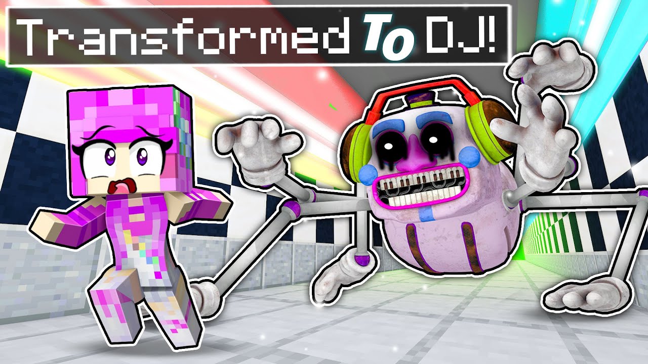 Transforming Into DJ MUSIC MAN in Minecraft! - YouTube