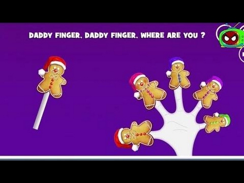 Gingerbread Songs Finger Family and Nursery Rhymes for Kids, Bad baby ...