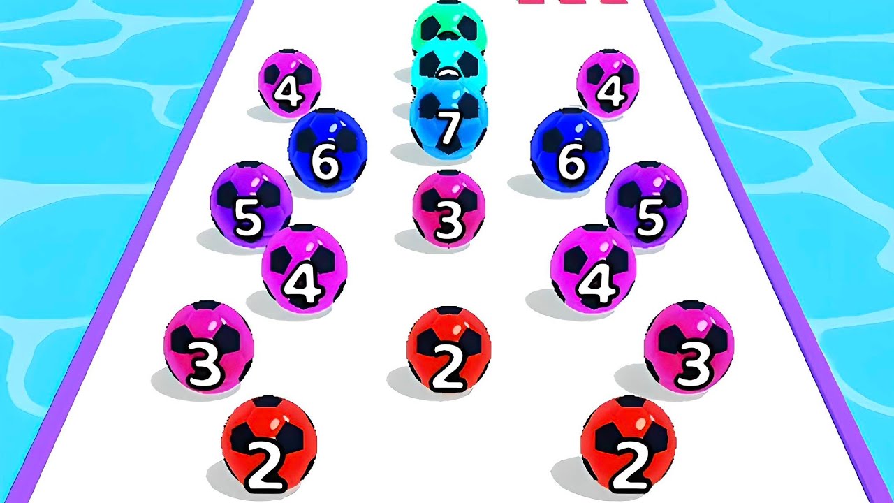 Marble Run 3D 🎮 Color Ball Race Gameplay Android IOS Level 355 - YouTube