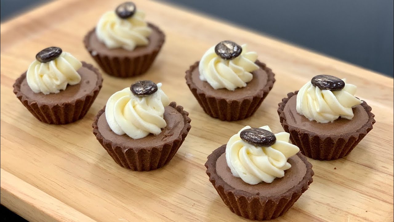 Espresso Chocolate Cheese Tarts - YouTube