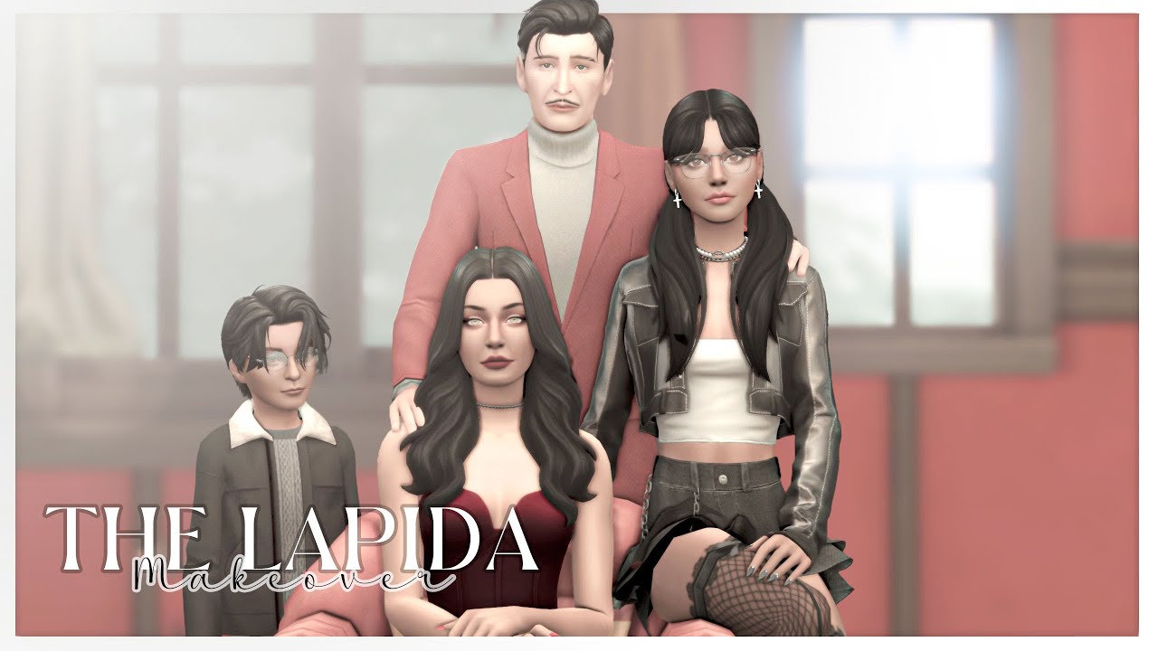 ☁️TOWNIE MAKEOVER || LOS LAPIDA || sims 4 SpeedSim + CCFOLDER - YouTube