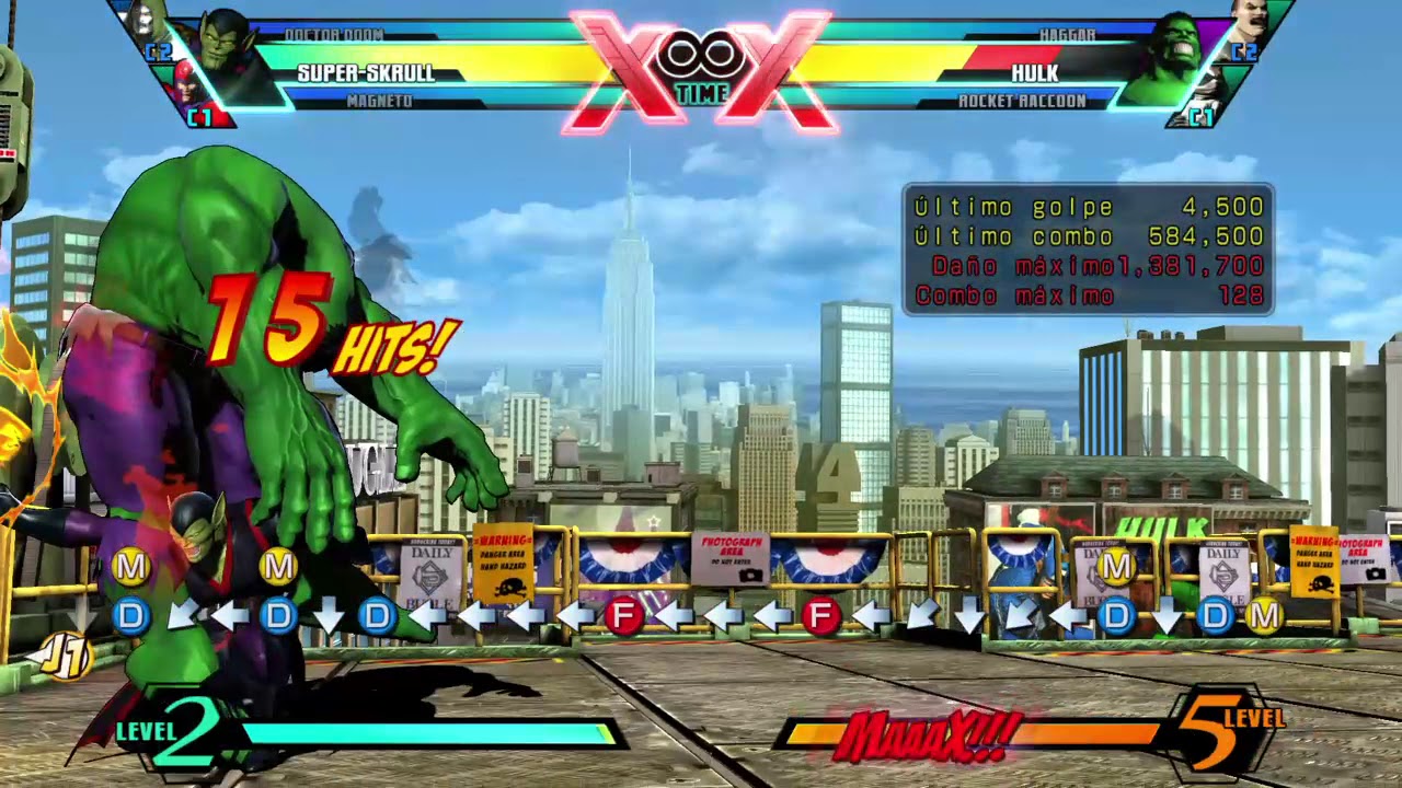 UMVC3 2 Death penalty superskrull - YouTube