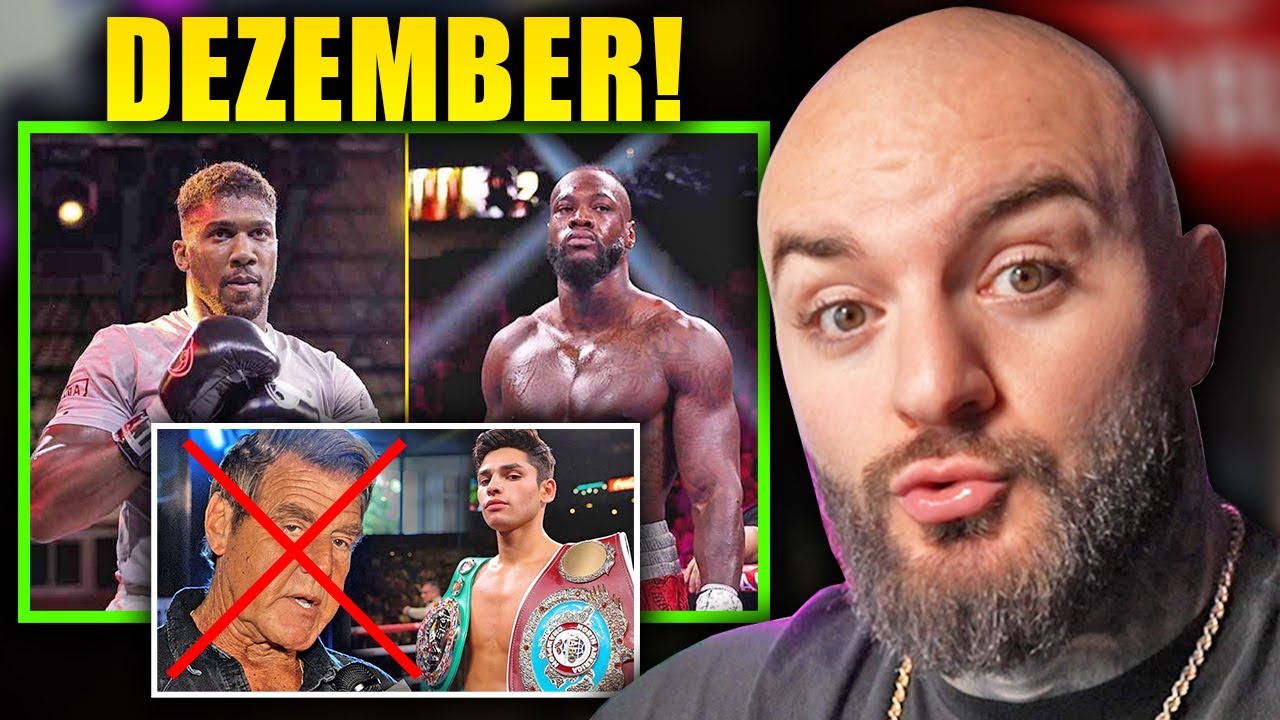Anthony Joshua BESTÄTIGT Deontay Wilder Kampf & Ryan Garcia FEUERT ...