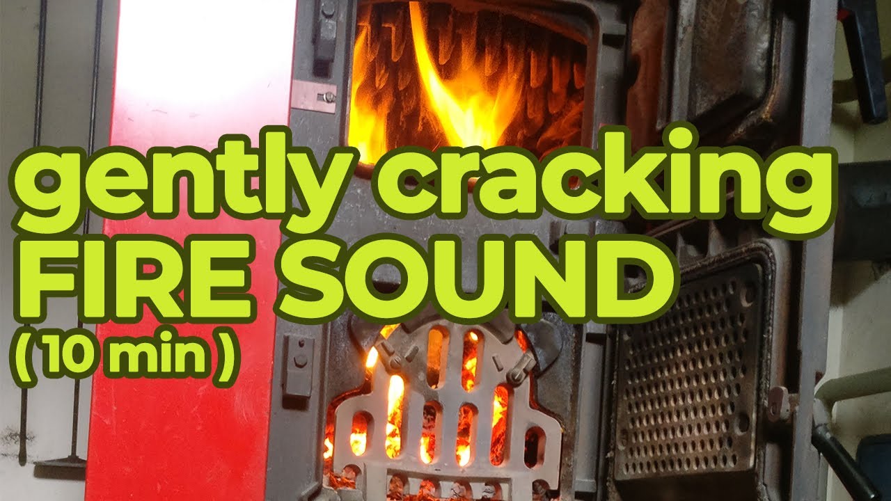 Wood Burning Stove - Gently Cracking Fire Sound [10 Minutes | 1440p ...