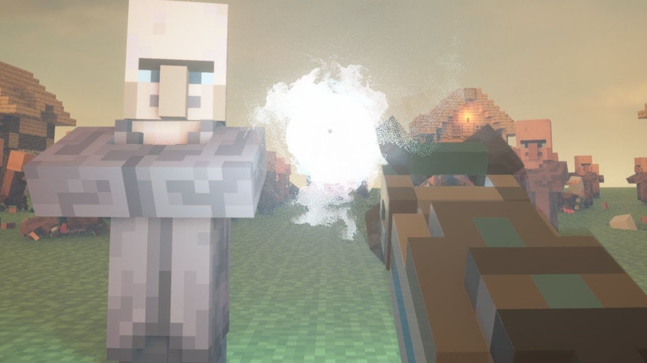 PELLET GUN in Realistic MINECRAFT Village in TEARDOWN - YouTube