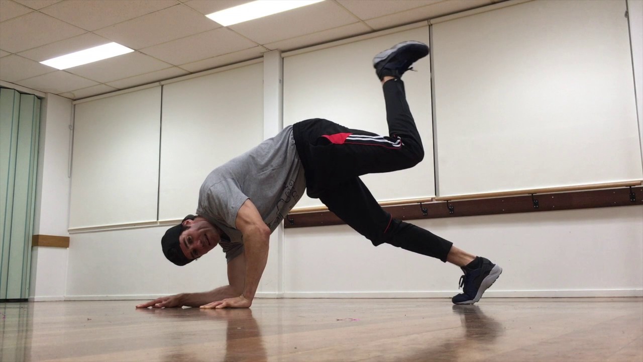 Break Dance Tutorial - Elbow Freeze - Team Cream Studios - YouTube