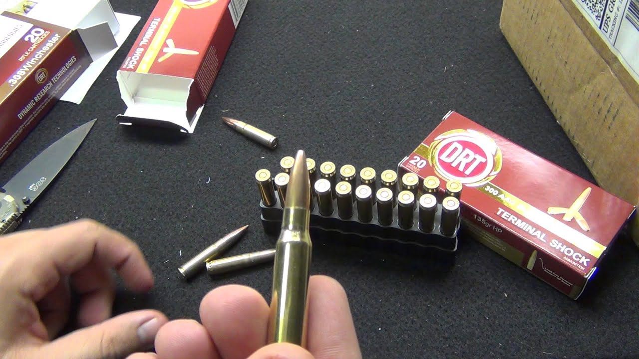 Special Delivery from Dynamic Research Technologies DRT Ammo in 300 ...