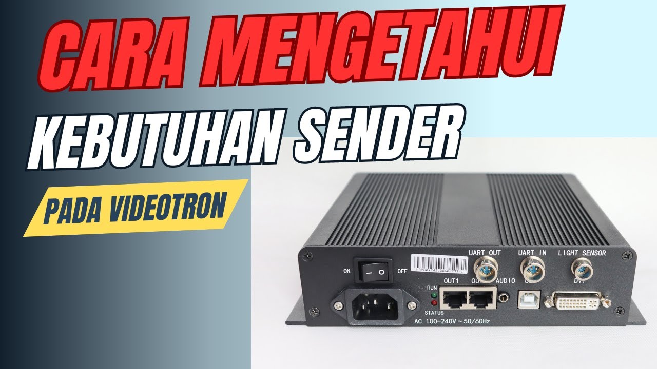 Cara Mengetahui Kemampuan Sender || Tutorial Videotron - YouTube