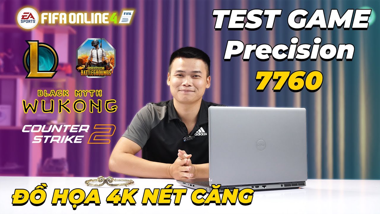 TEST 5 Game trên Dell Precision 7760: Chơi mượt Đồ Họa 4K - Xeon 11855M ...