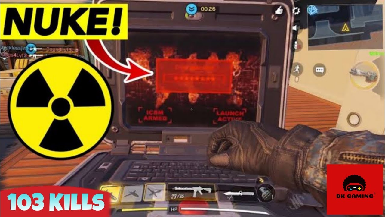 CODM | NUKE | 103KILLS | GAMEPLAY | ROAD TO 500 | DK GAMING - YouTube