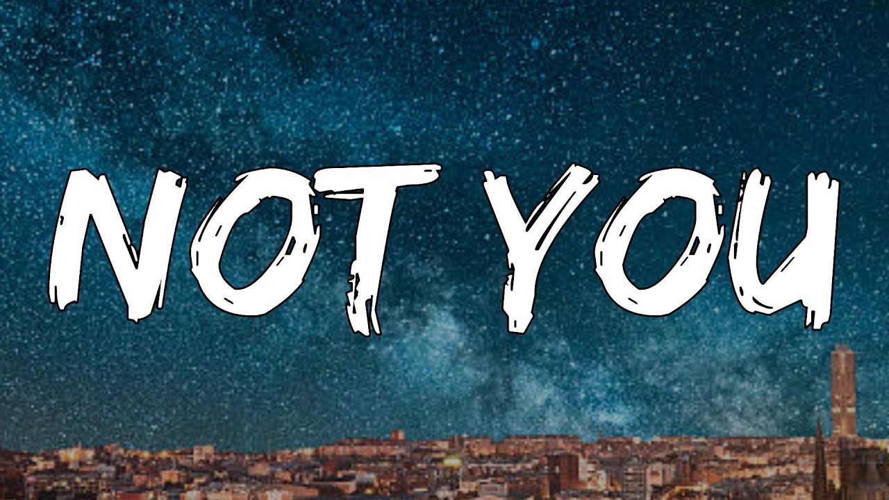NOT YOU -Alan Walker & Emma Steinbakken (Lyrics Video) - YouTube