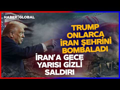 SAATLERCE BOMBALADI! Trump İran'ı Gafil Avladı 12 İran Şehri Art Arda Vuruldu