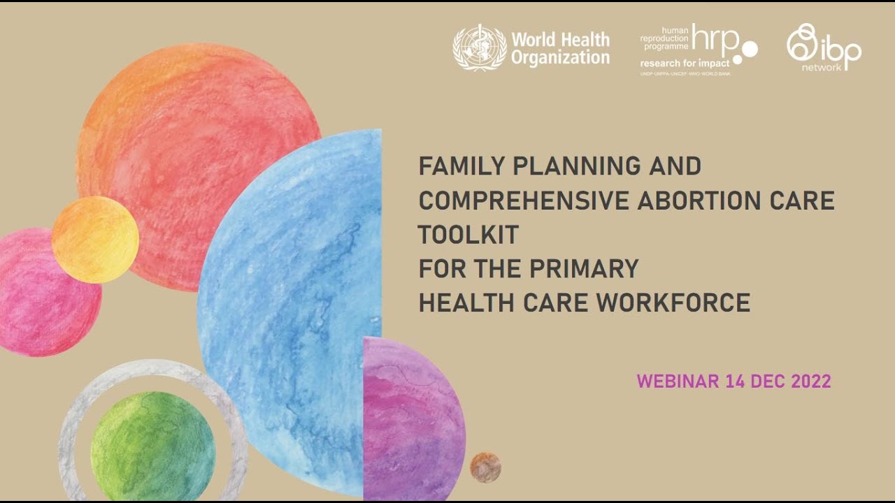 WHO Family Planning & Comprehensive Abortion Care Toolkit for Primary ...