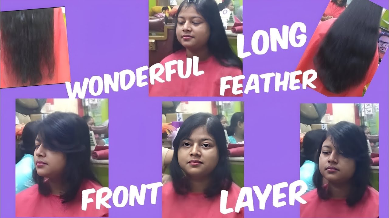 How to cut long hair with Feather shape ## How to cut long Feather ...