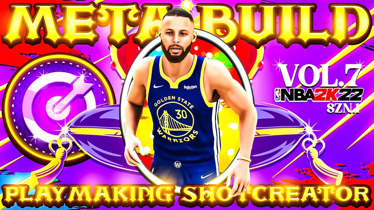 BEST PLAYMAKING SHOT CREATOR BUILD ON NBA 2K22! META BUILD SERIES! VOL ...