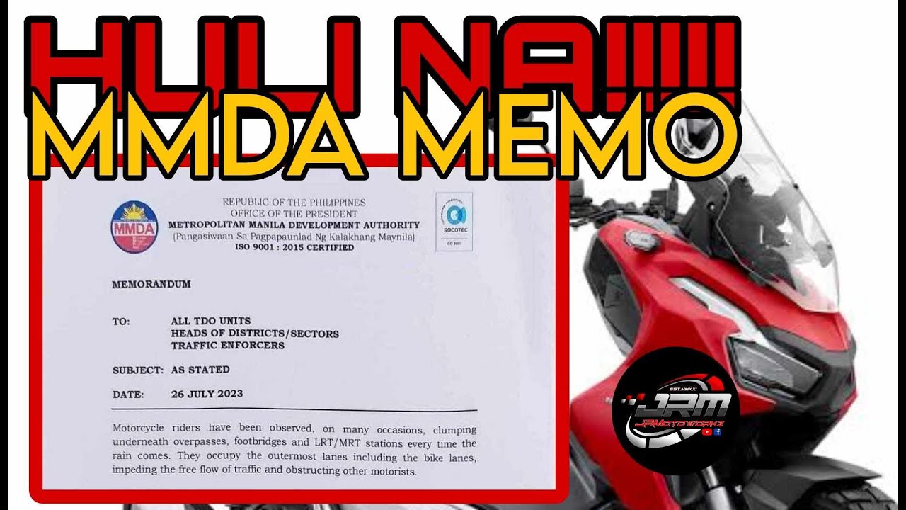 MMDA MEMO TAMA BA? | ADV160 REACT VIDEO SA MMDA MEMO | - YouTube