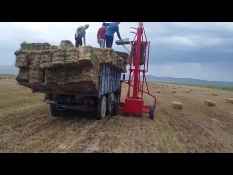 Balya toplama,yükleme asansörü asan tarım