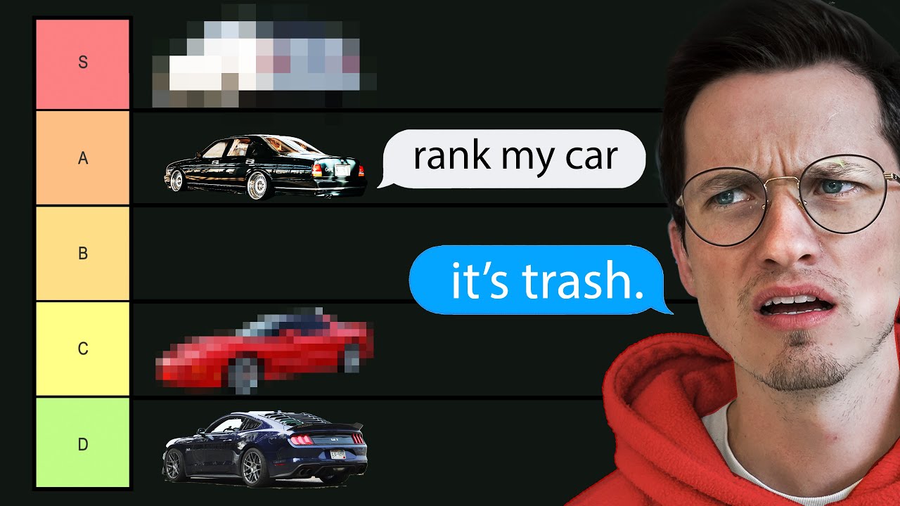 I Ranked Modified Cars You Guys Sent Me...*cringe - YouTube
