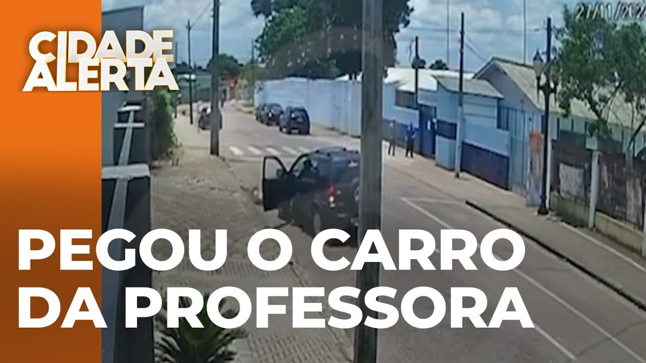 Aluno "pega' carro da professora e provoca acidente - YouTube