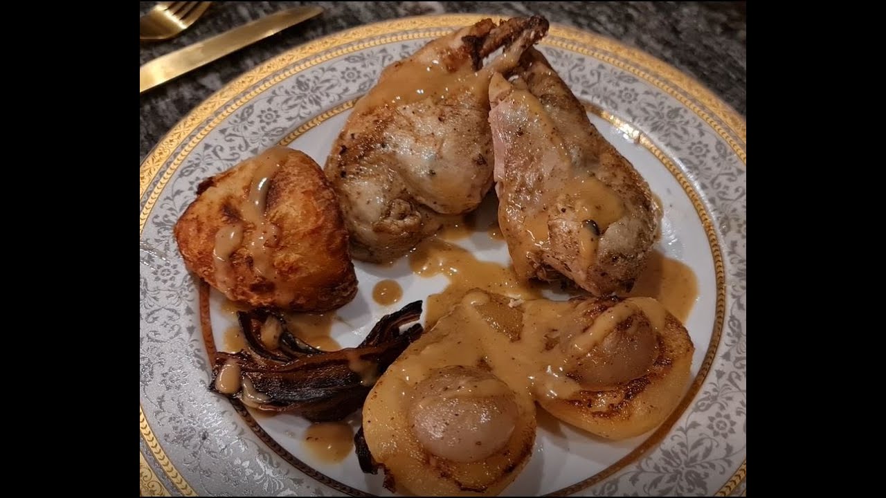 Pot Roast Partridge | 煱烤鷓鴣配啤梨+梨酒汁 - YouTube