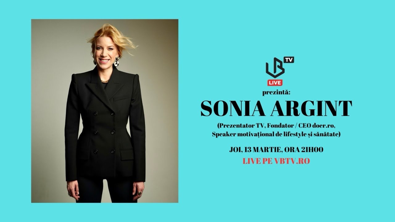 SONIA ARGINT LIVE PE VBTV - YouTube