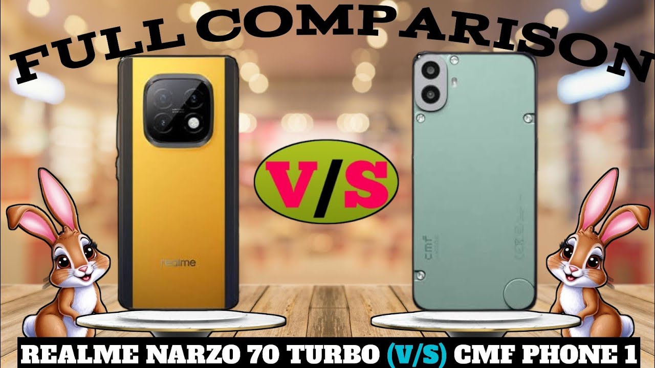 REALME NARZO 70 TURBO(V/S)CMF PHONE 1:NOTHING⚡FULL COMPARISON VIDEO🔥 ...