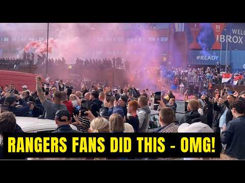 Rangers Fans Turn Ibrox Into ABSOLUTE CHAOS After Celtic Win! 😮 THIS IS CRAZY