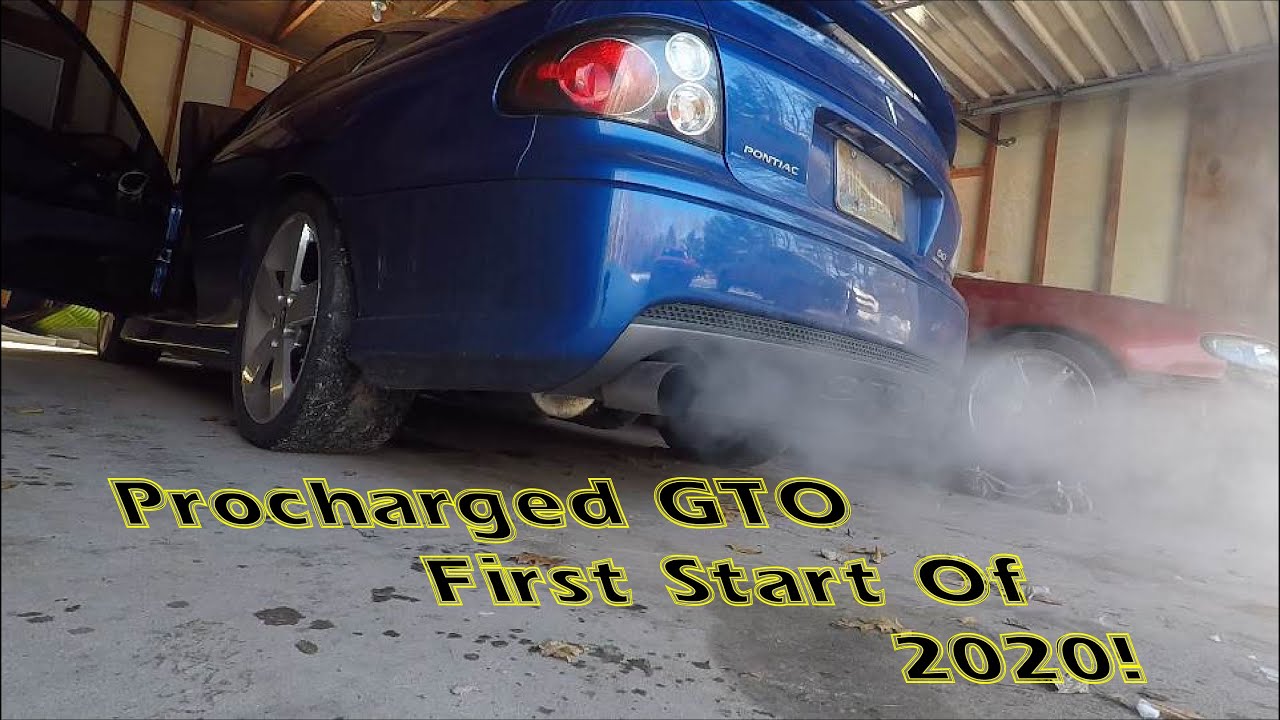 Procharged GTO First Start Of 2020! - YouTube