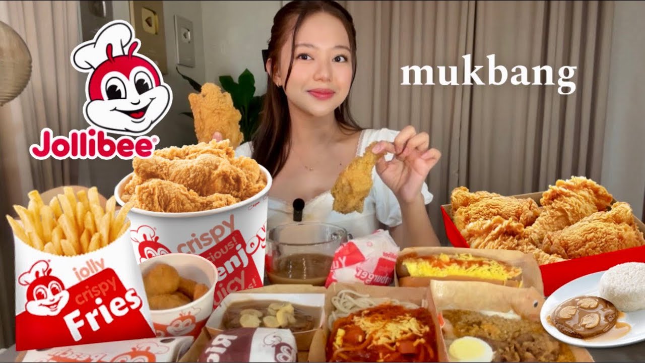 JOLLIBEE MUKBANG - YouTube