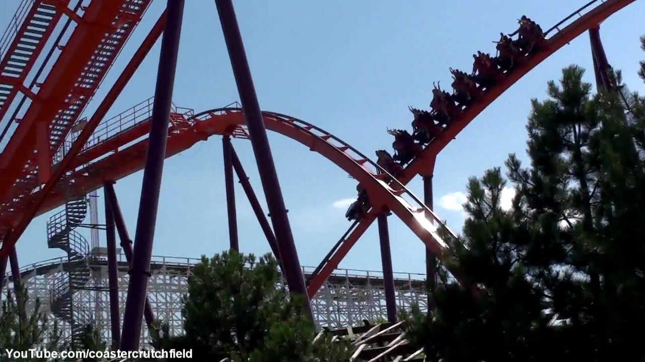 Raging Bull (Off-ride HD) Six Flags Great America - YouTube