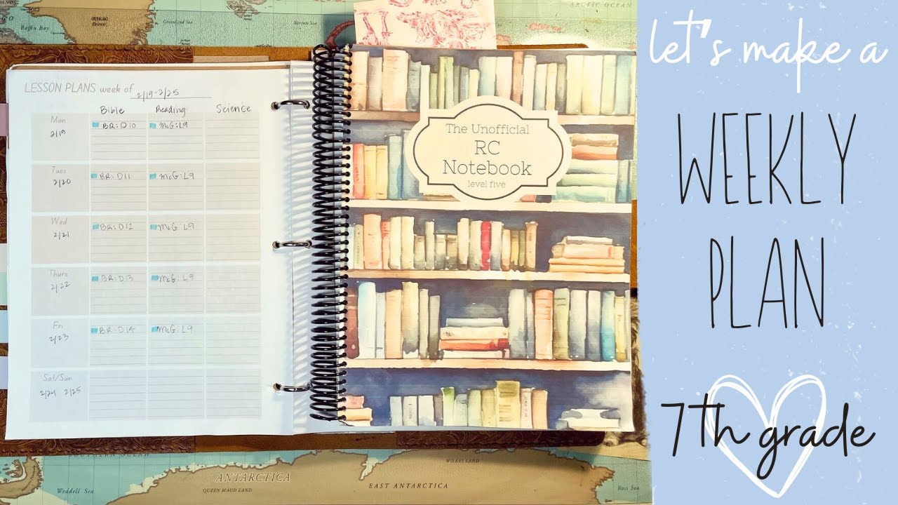 What Goes into a Day: Notebook Planning - YouTube