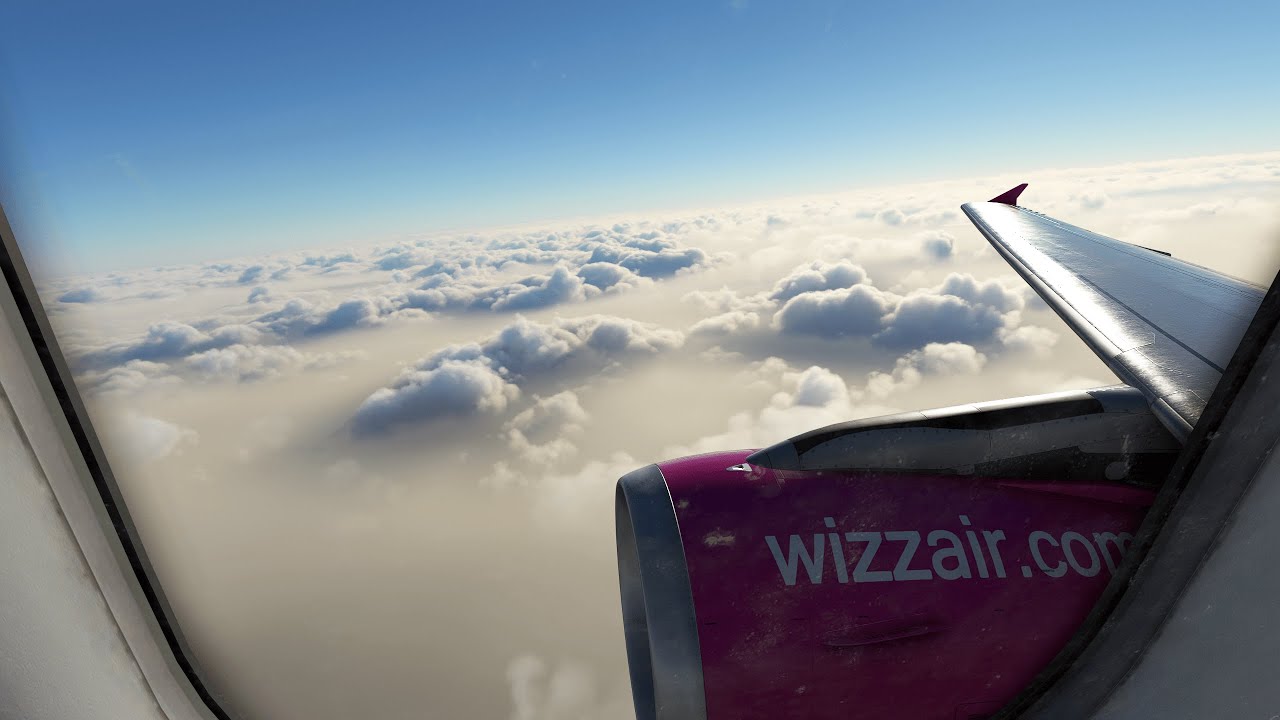 [4K] MFS2020 - Fenix A320 - Low Visibility take off from London Luton ...