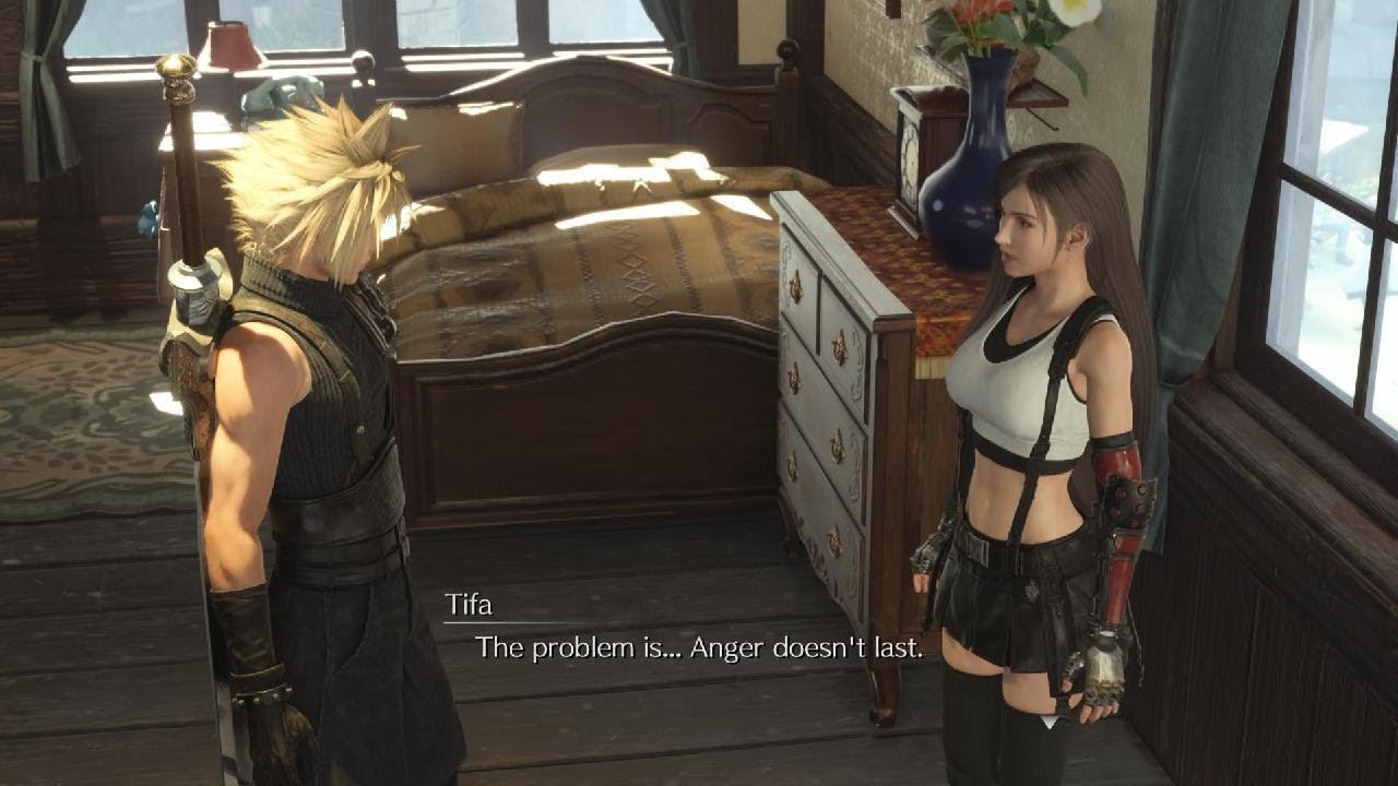 Tifa and Cloud Visit Their Home Town - YouTube