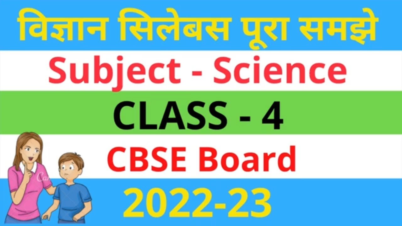 Science Syllabus class 4 |क्लास 4 विज्ञान विषय सिलेबस पूरा समझाया हुआ ...