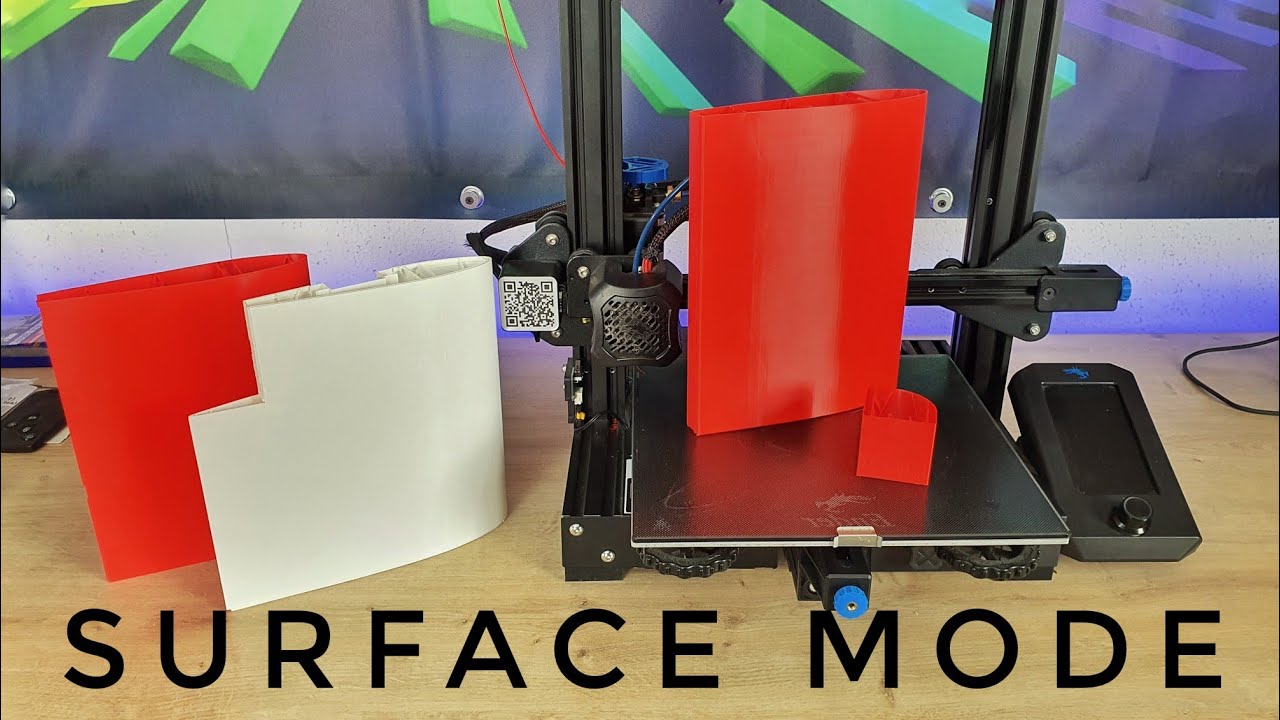 IMPRIMER EN MODE SURFACE. printing surface mode plane 3D - YouTube
