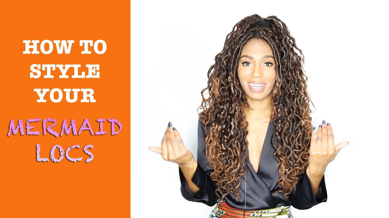 Lulu's Quick Styles: How To Style Mermaid Crochet Faux Locs | BOHO LOCS ...