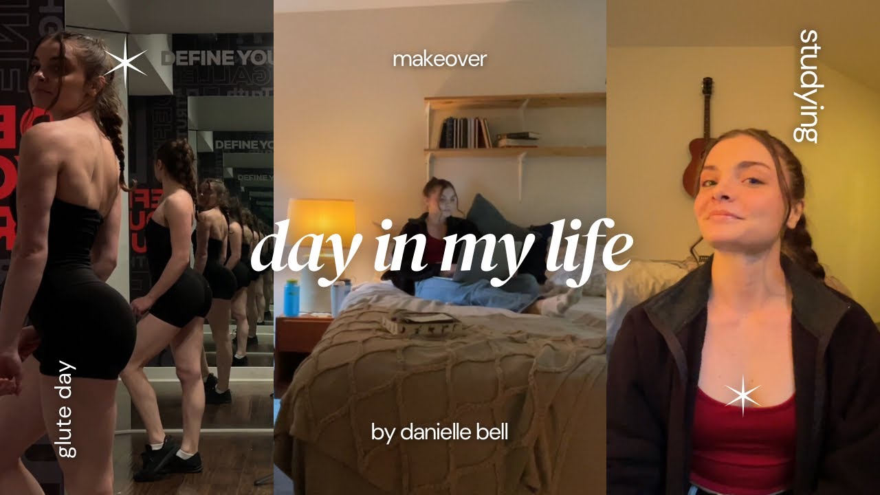 day in my life: makeover, mini car crash & glute workout - YouTube