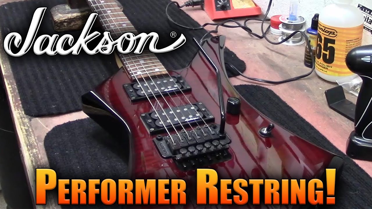 Jackson Kelly Performer Restring! - YouTube