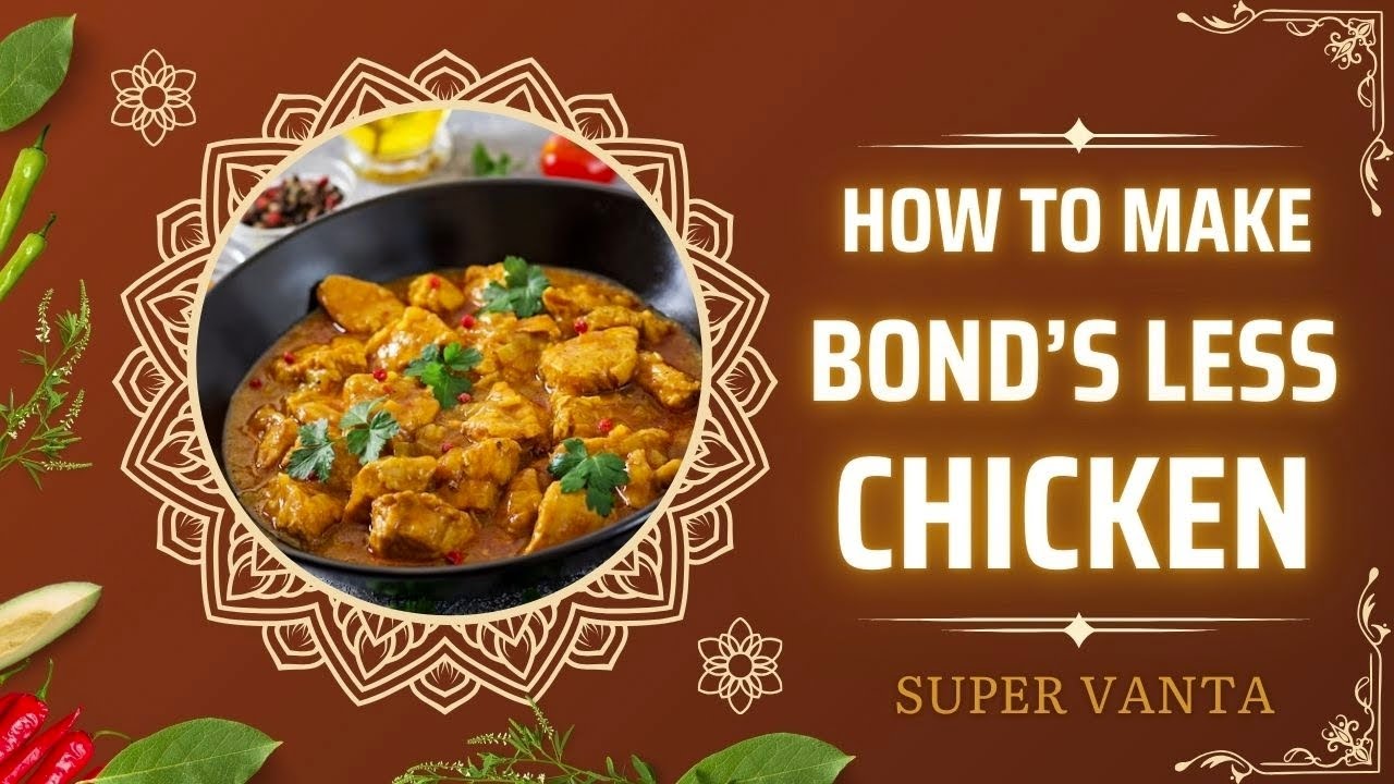 How to make bones less chicken recipe #telugulo#supervanta # ...