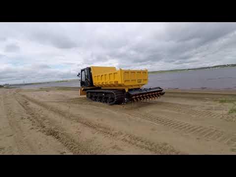 Рекультиватор для самосвала Morooka MST-2200 - YouTube
