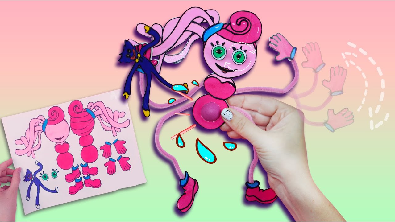 VIRAL & CRAZY POPPY PLAYTIME MOMMY LONG LENG POP IT ARTS & PAPER CRAFTS ...