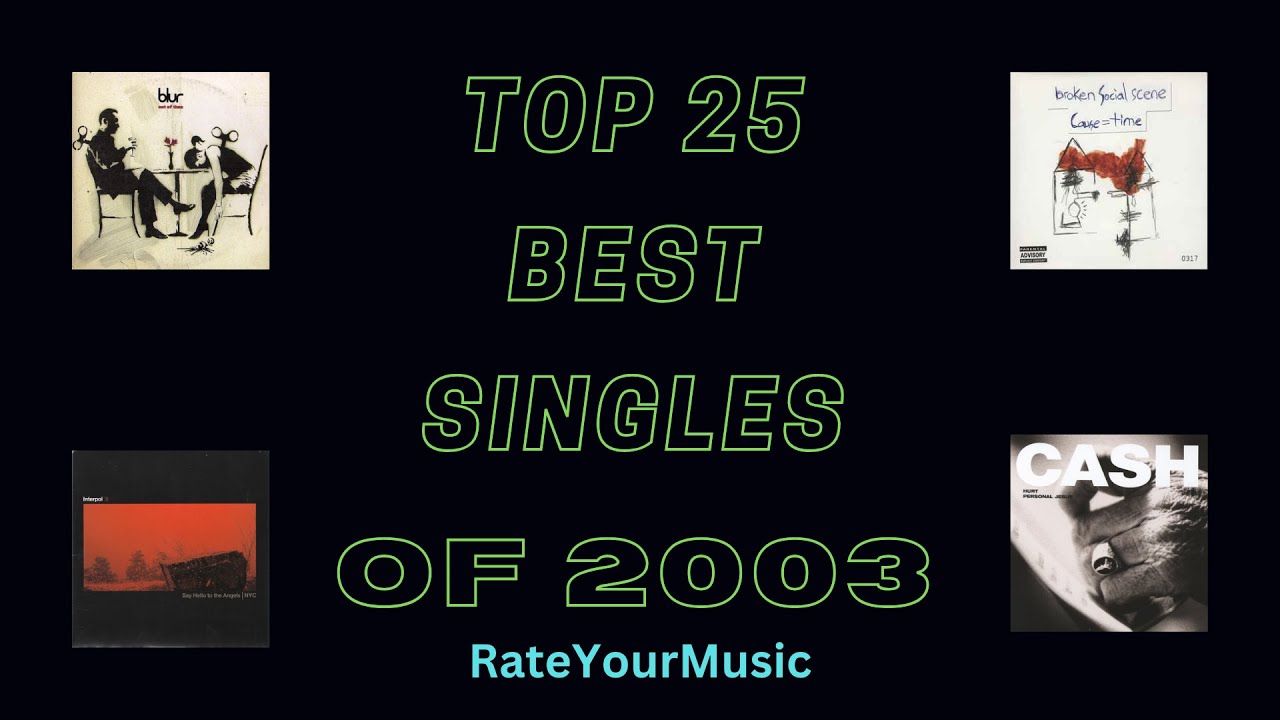 Top 25 Best Singles of 2003 (from RateYourMusic) - YouTube