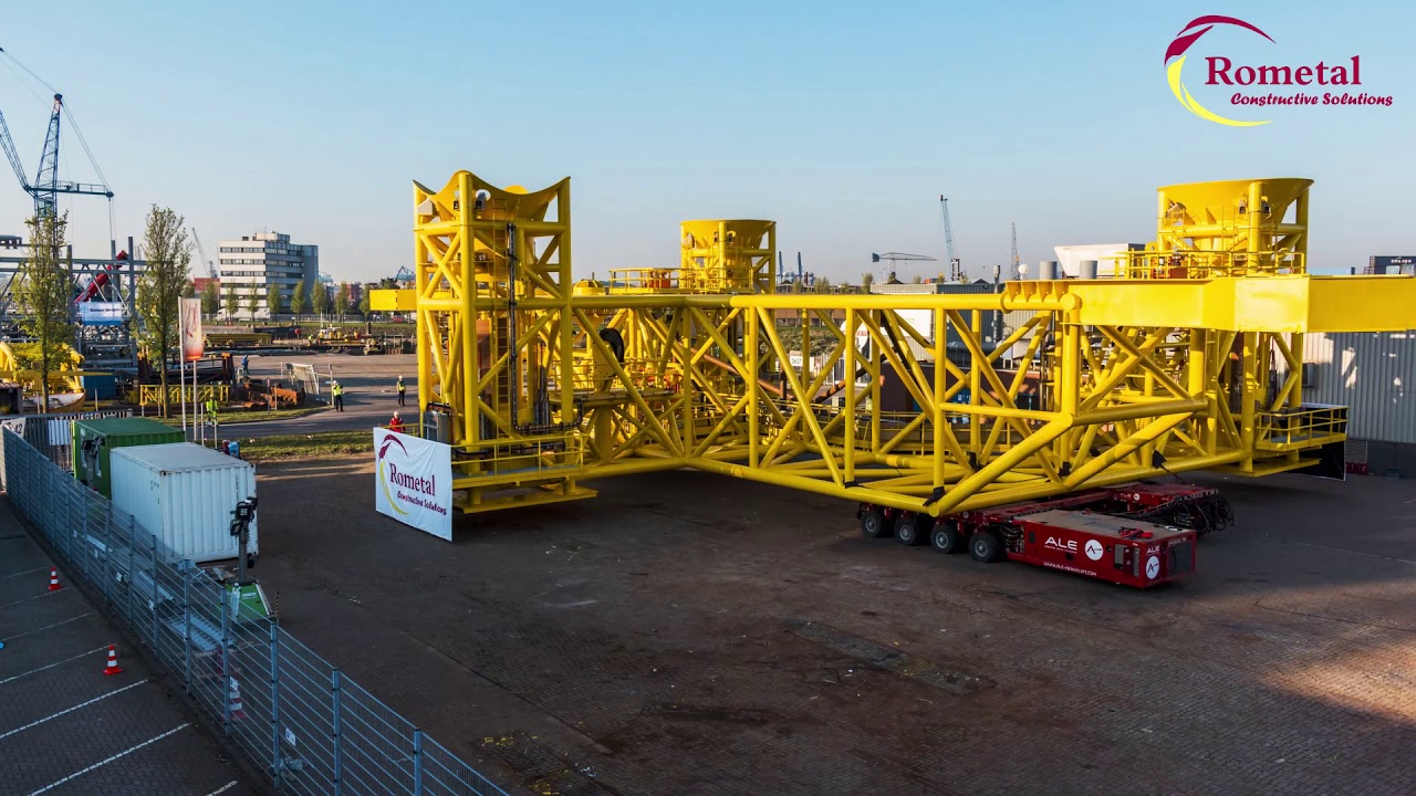 Rometal Project: Pre-Piling Template - Moray East OWF - - YouTube