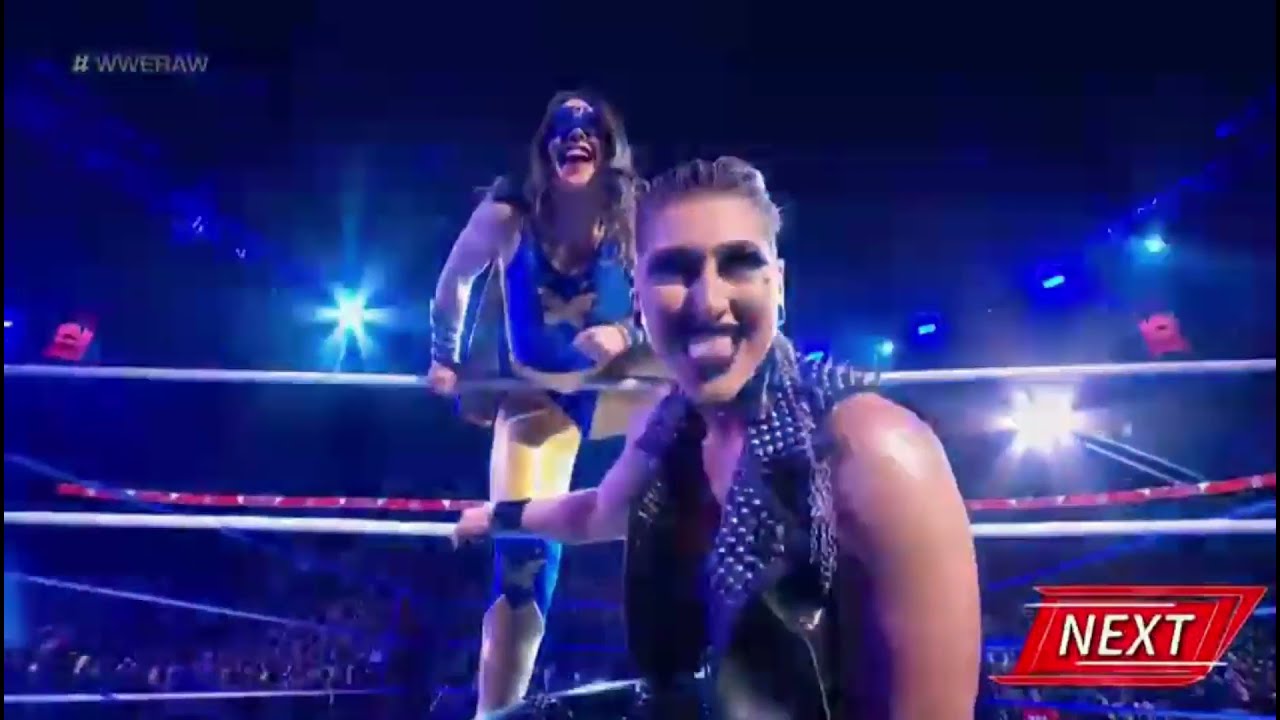 Rhea Ripley Entrance With Nikki A.S.H - RAW: December 13, 2021 - YouTube
