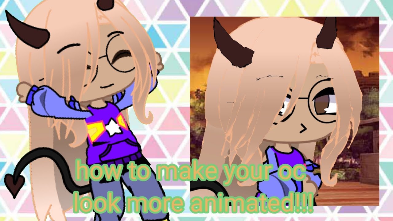 how to make your oc look more animated! tutorial - YouTube