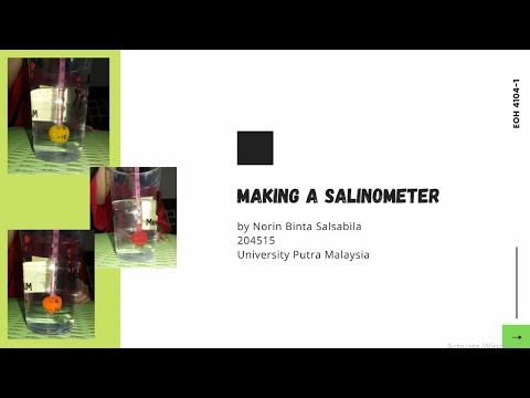EOH 4104 - Making a salinometer - YouTube