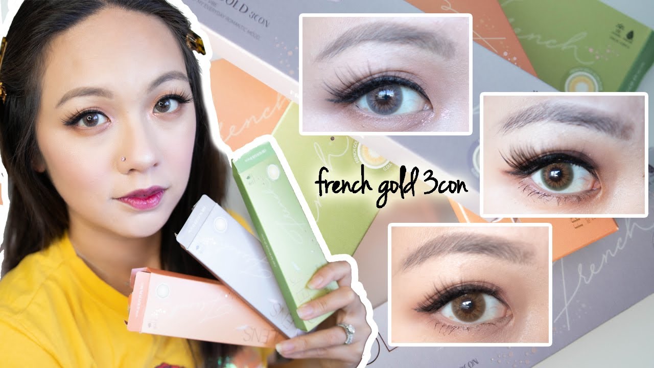 NEW Olens French Gold 3con Collection - Olive, Grey, Hazel|Comparing ...