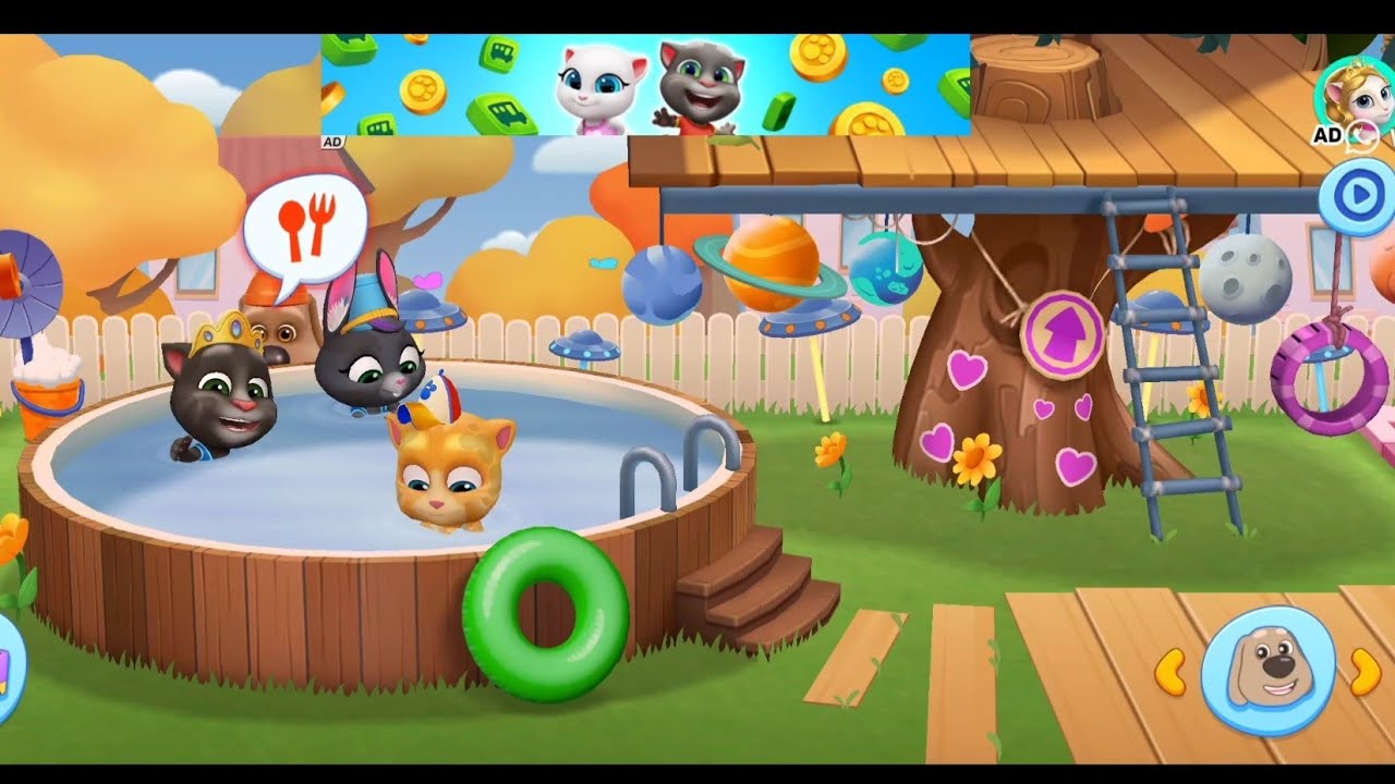 MY talking tom friends swinigpool| talking tom New Episode Fun 😂 ...