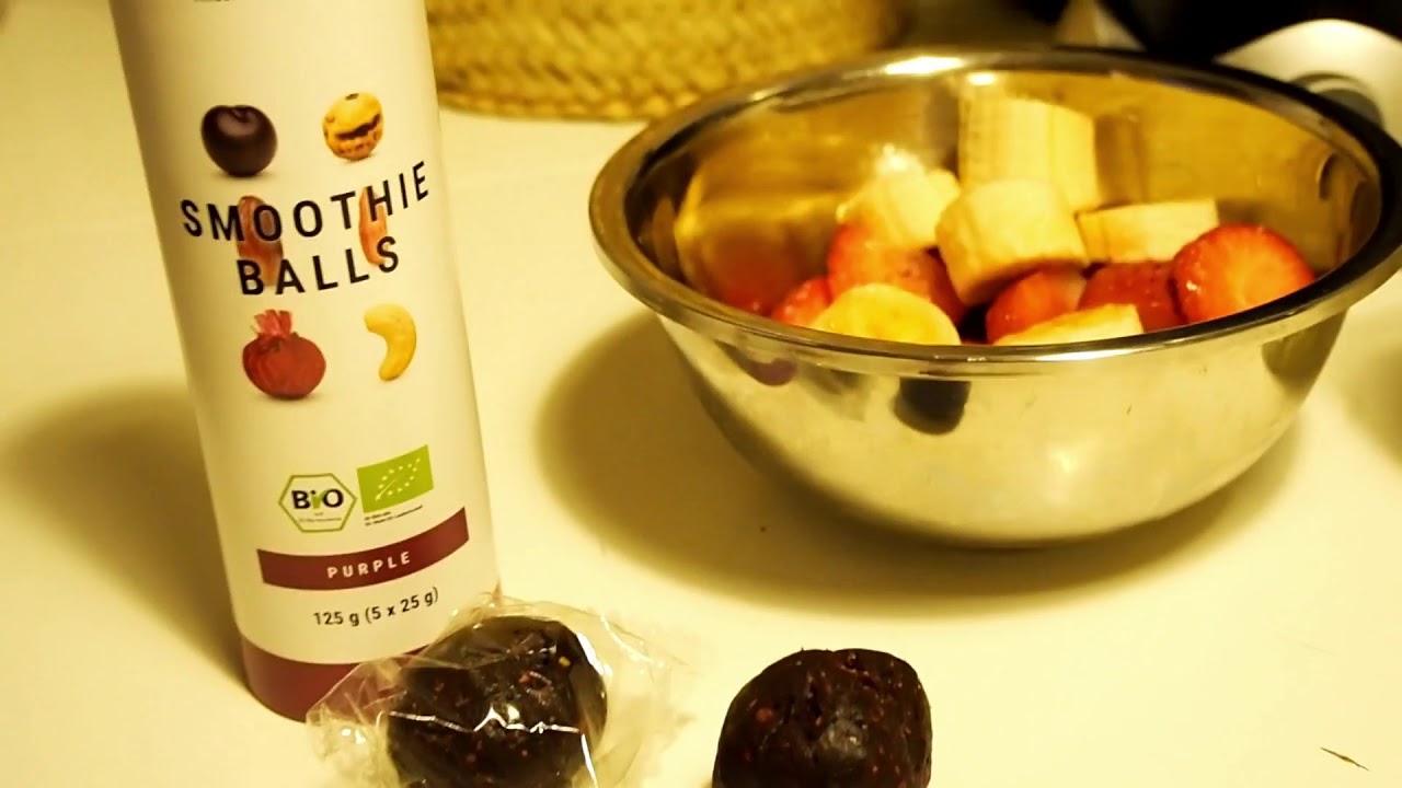 Operación bikini - SMOOTHIE BALLS en 30 segundos con Foodspring - YouTube