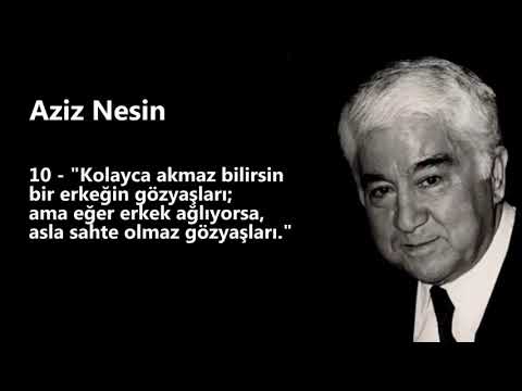 AZİZ NESİN'İN 15 sözü